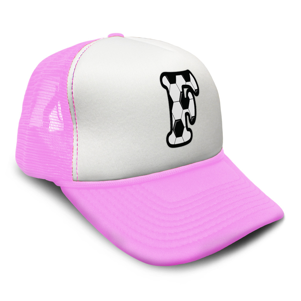 Trucker Hat Soccer F Letter Alphabet Snapback Baseball Cap for Men ...