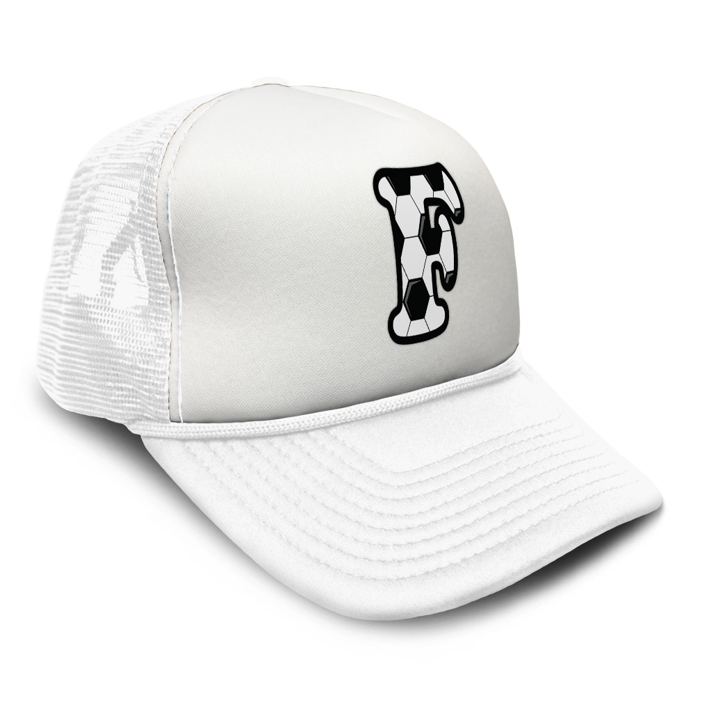 Trucker Hat Soccer F Letter Alphabet Snapback Baseball Cap for Men ...